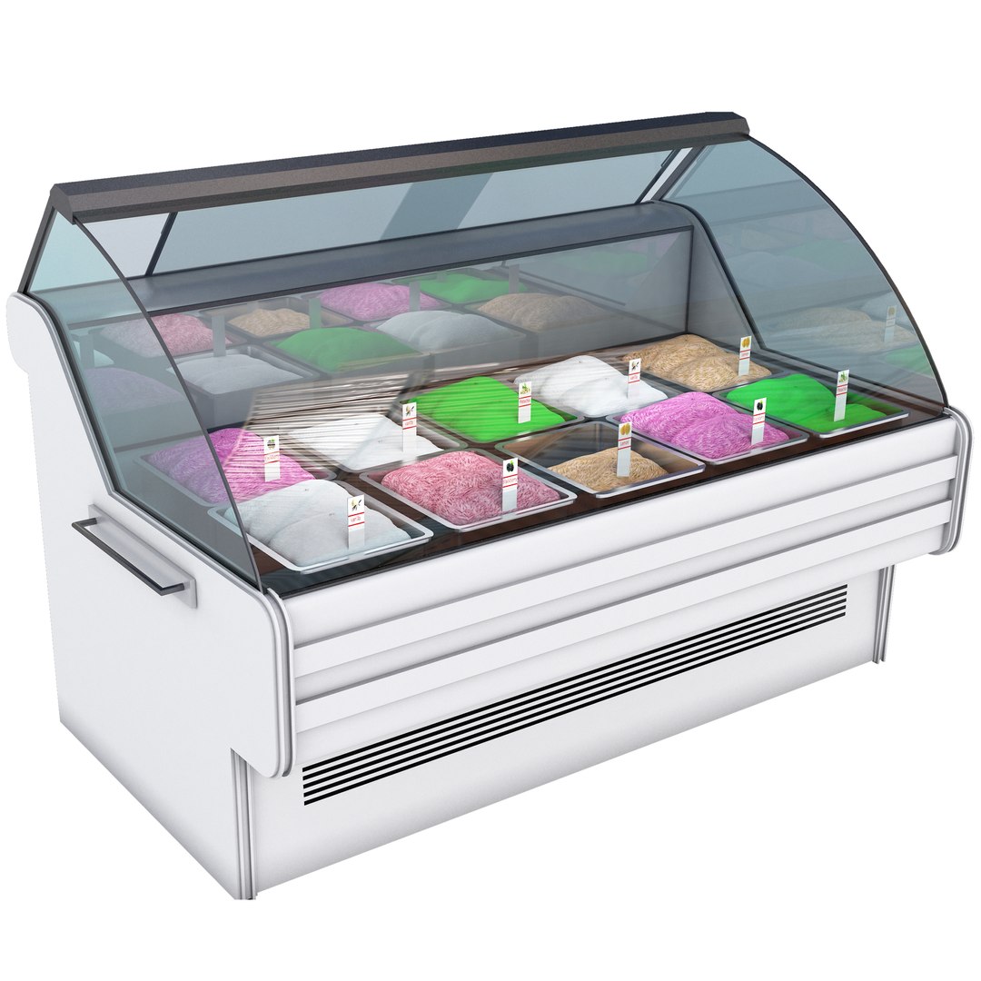 Gelato Case Ice 3D Model - TurboSquid 1326618