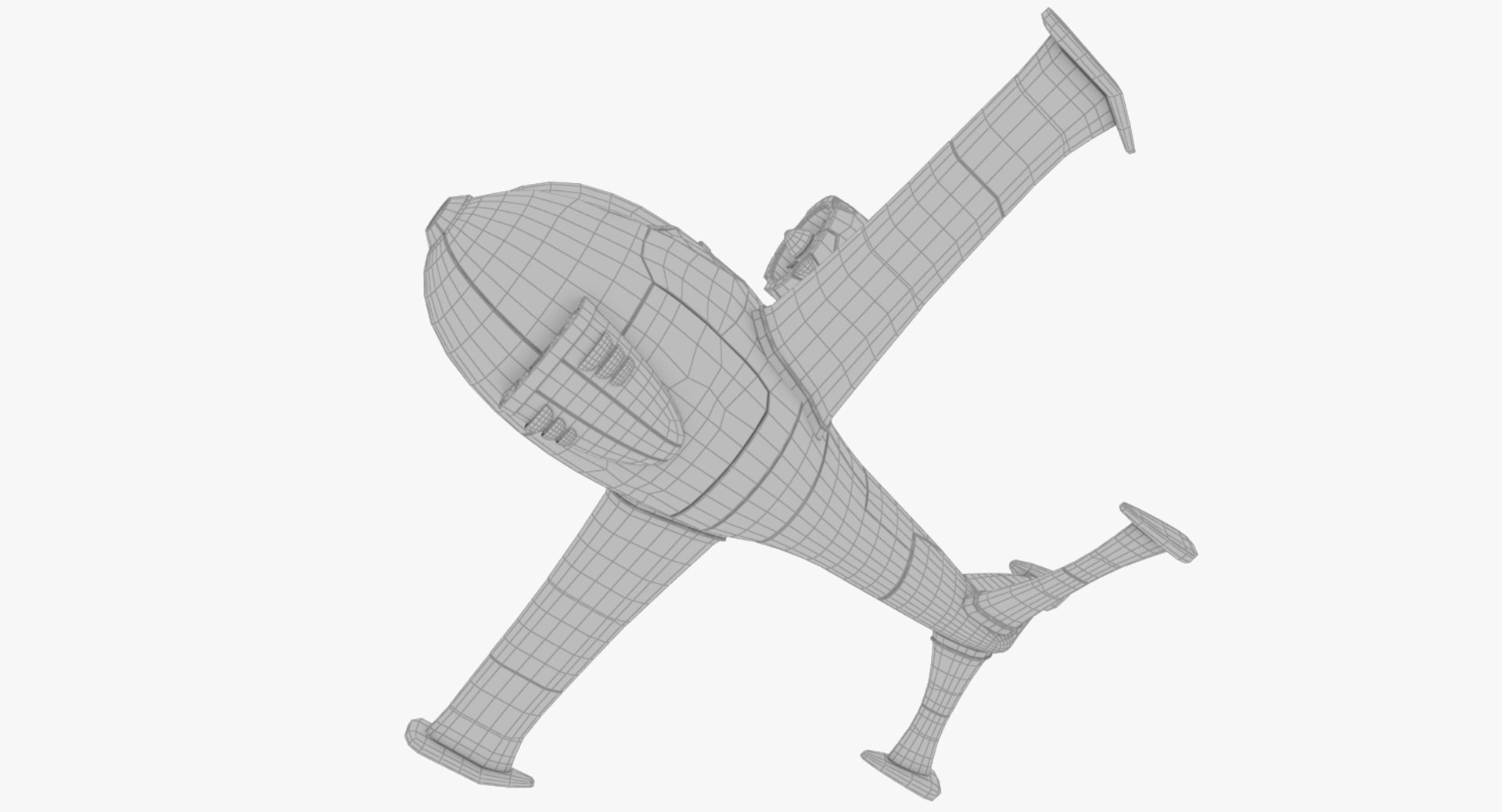 Stylized Science Fiction Aircraft 3D Model - TurboSquid 1188822