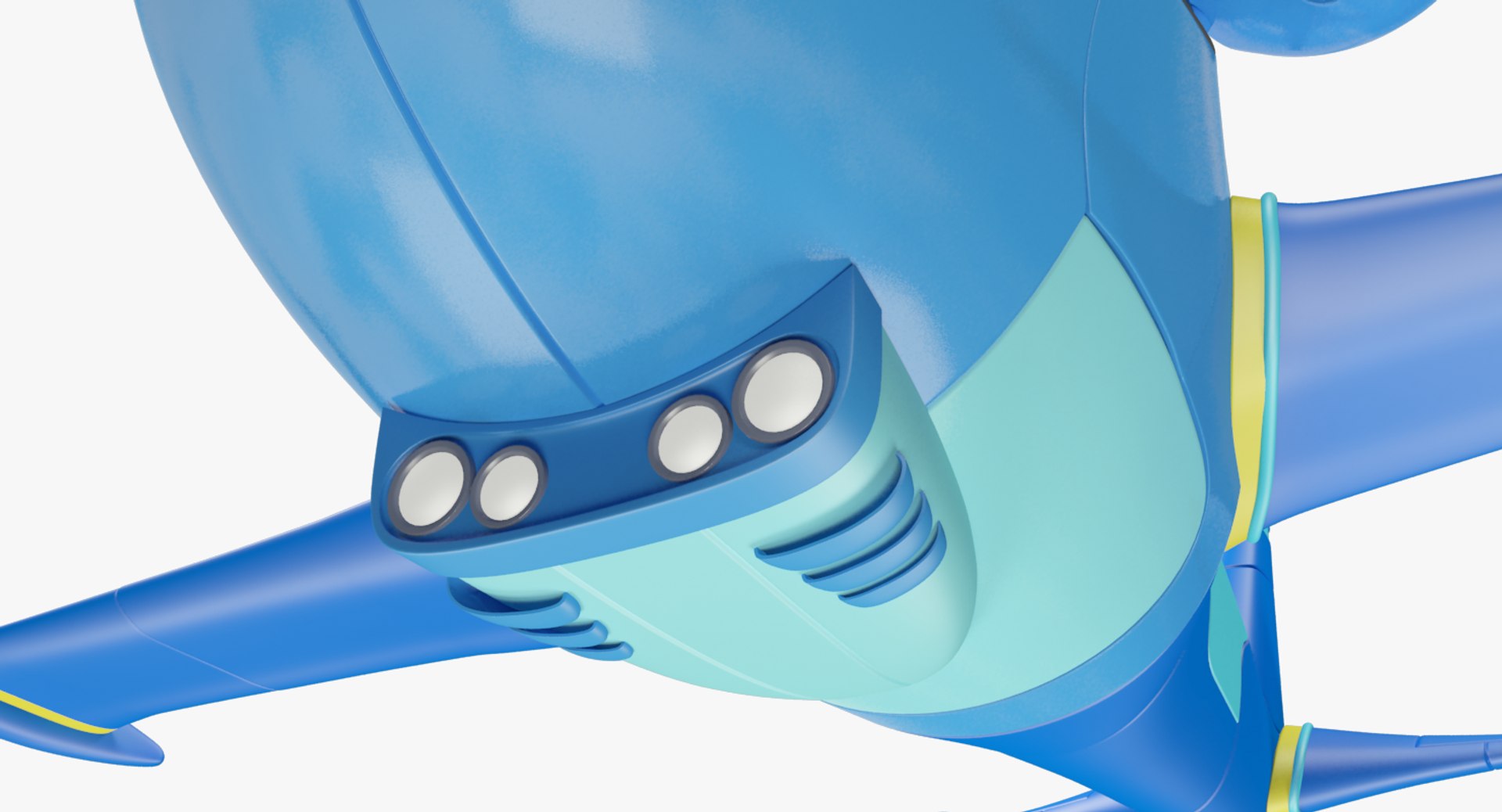 Stylized Science Fiction Aircraft 3D Model - TurboSquid 1188822