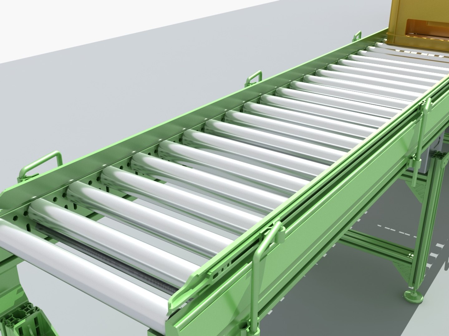 Industrial Equipment 8-Box Washing Machines Automatic Assembly Line 3D ...