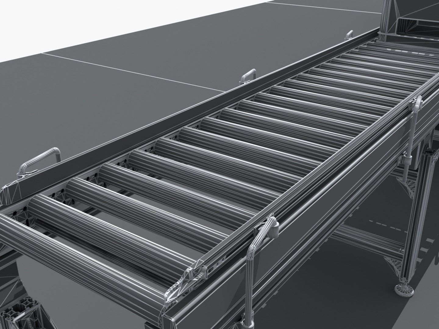 Industrial Equipment 8-Box Washing Machines Automatic Assembly Line 3D ...