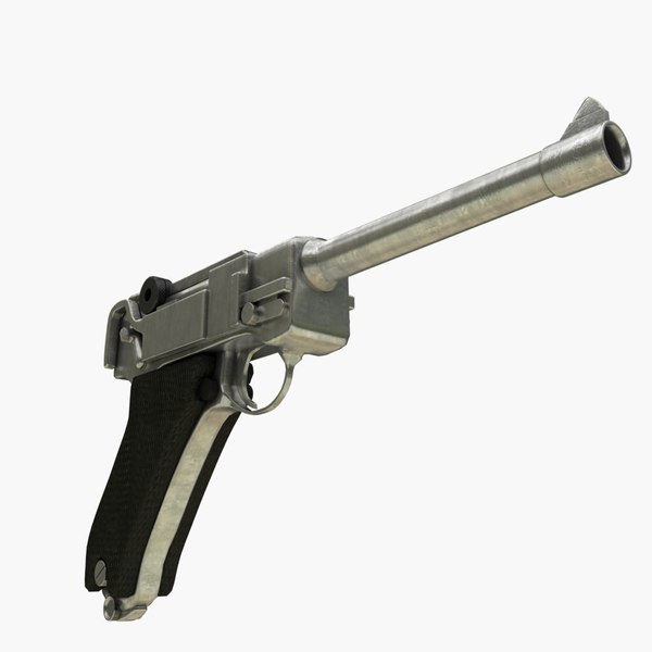 3d model realistic luger