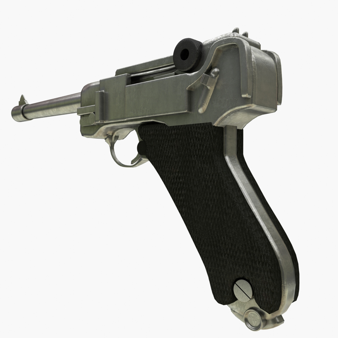 3d model realistic luger