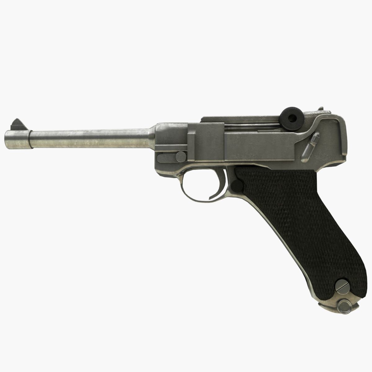 3d model realistic luger
