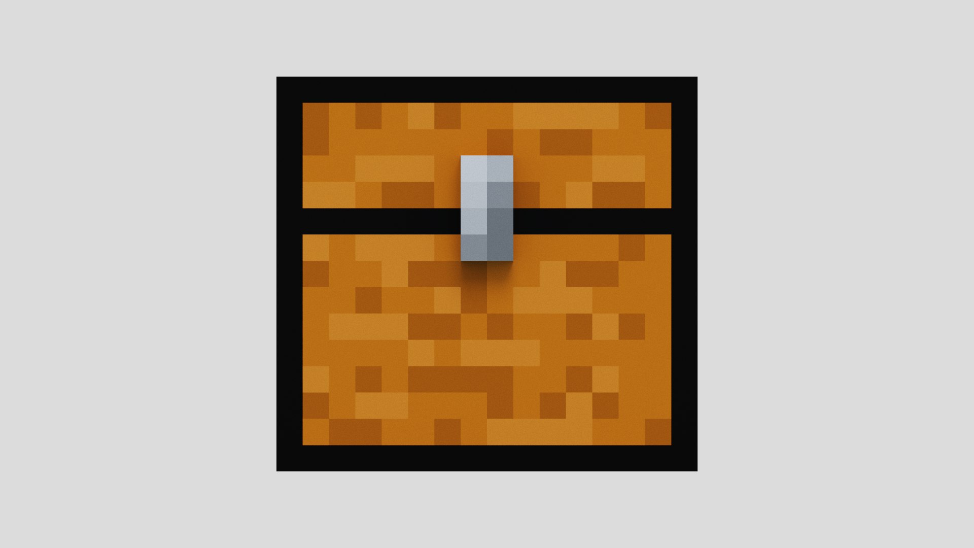 3D Minecraft Chest - TurboSquid 2205655