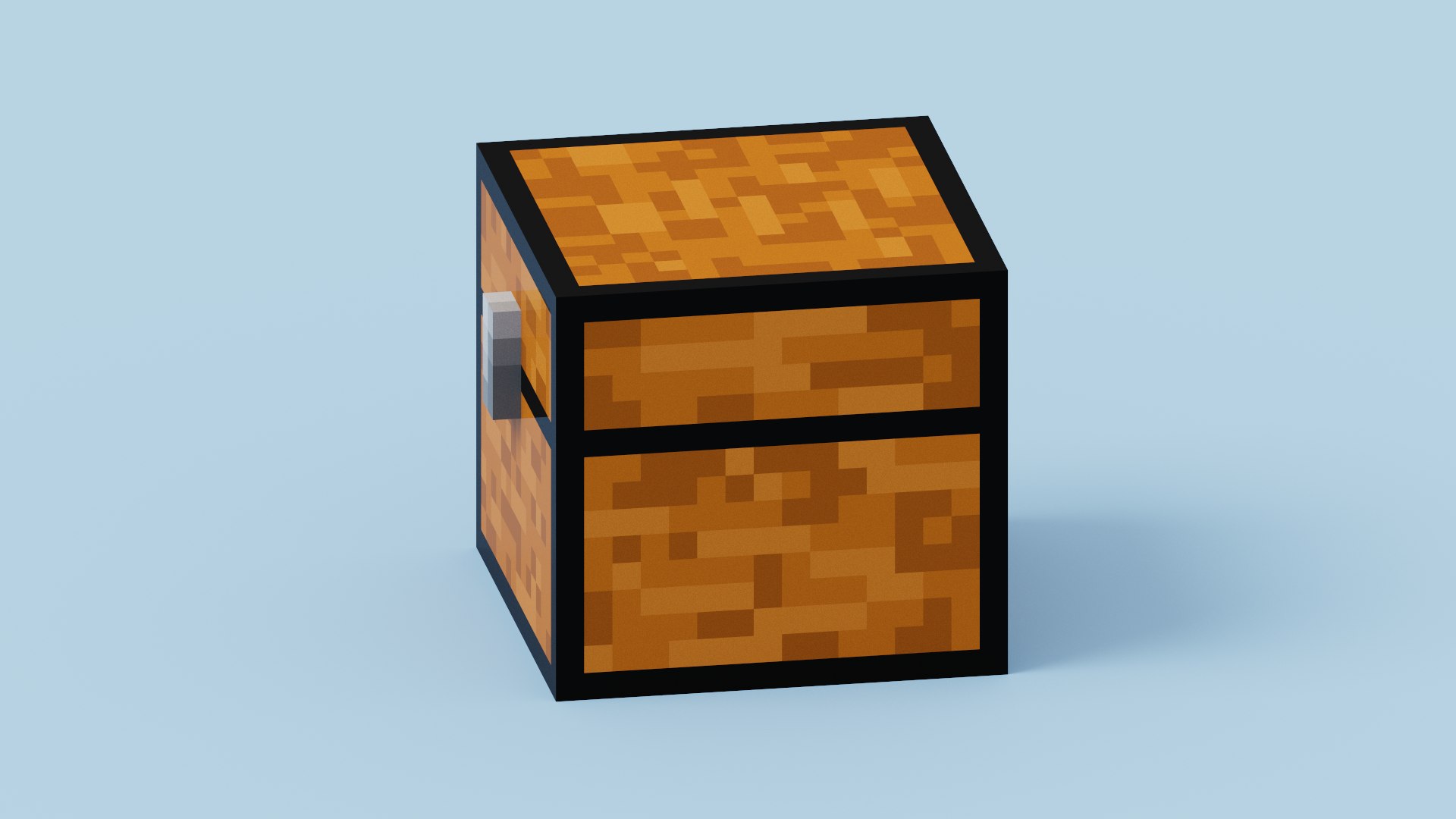 3D Minecraft Chest - TurboSquid 2205655