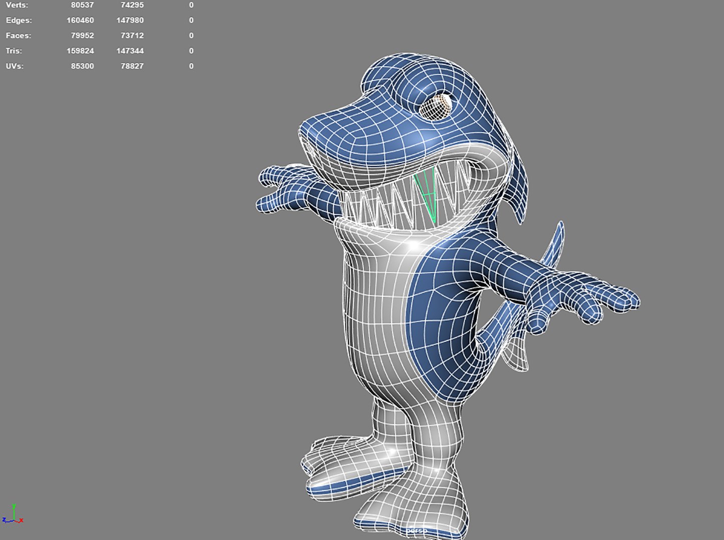 3D Shark Character - TurboSquid 1787385