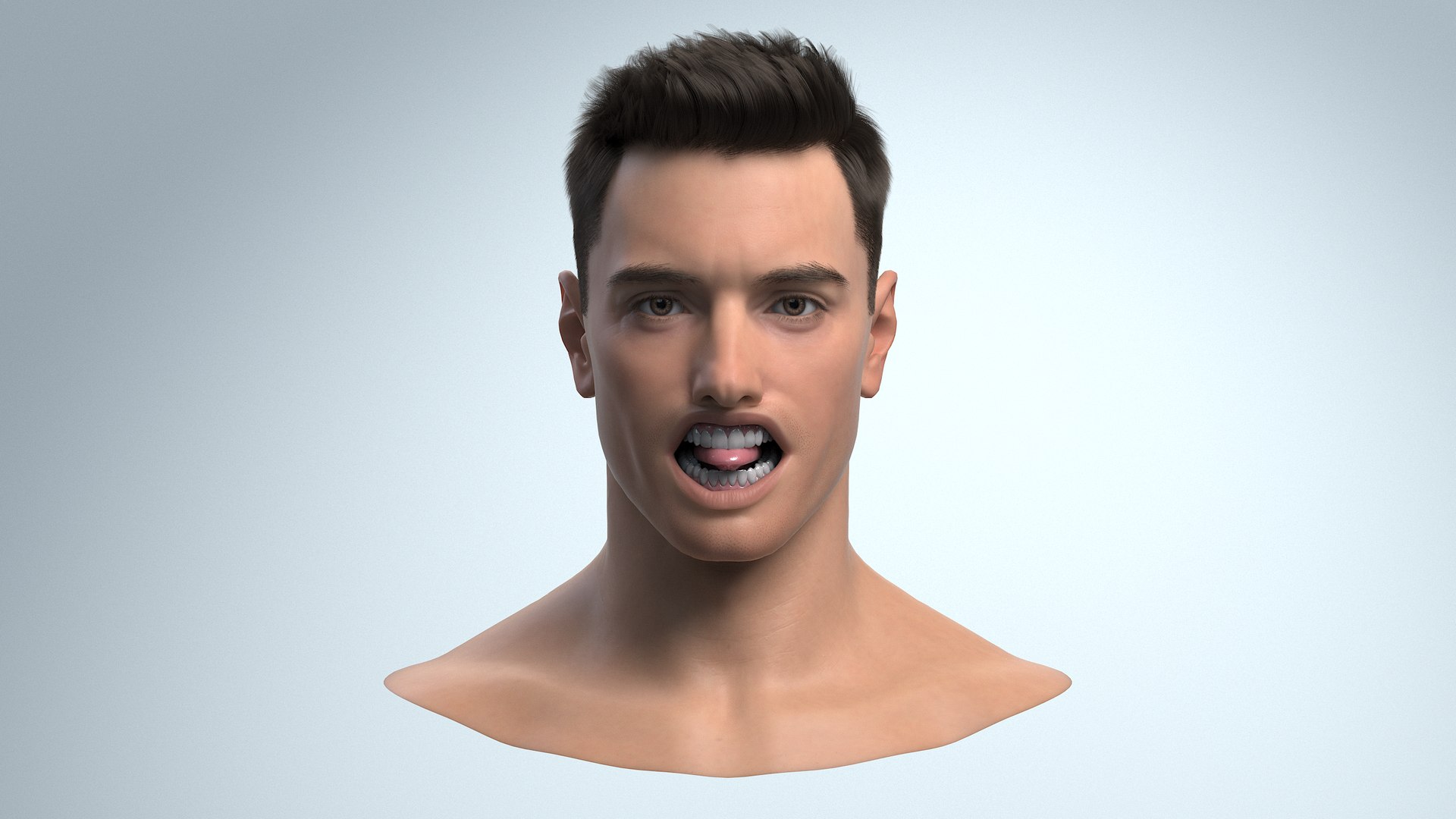 Teeth With Head 3D Model - TurboSquid 2345191