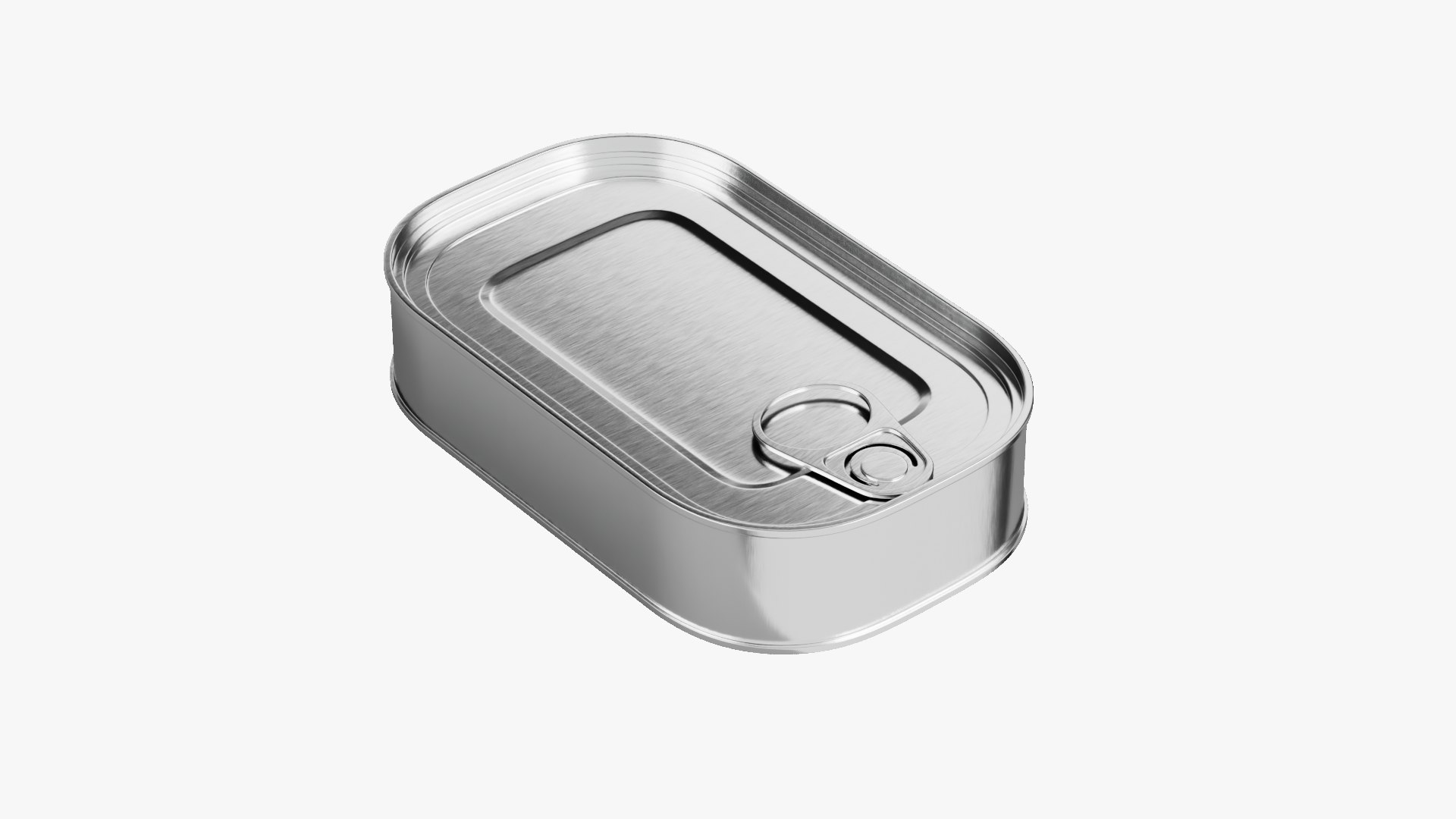 3D Model Tuna Can Closed - TurboSquid 2436967