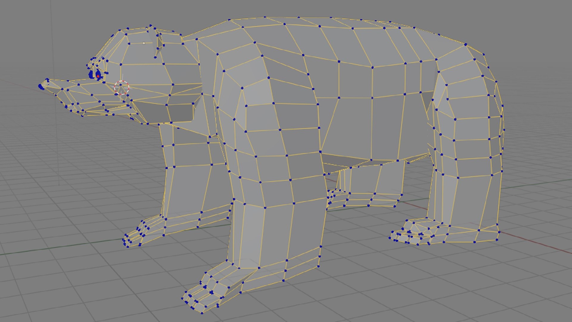 3D Model Low Poly Bear - TurboSquid 1766316