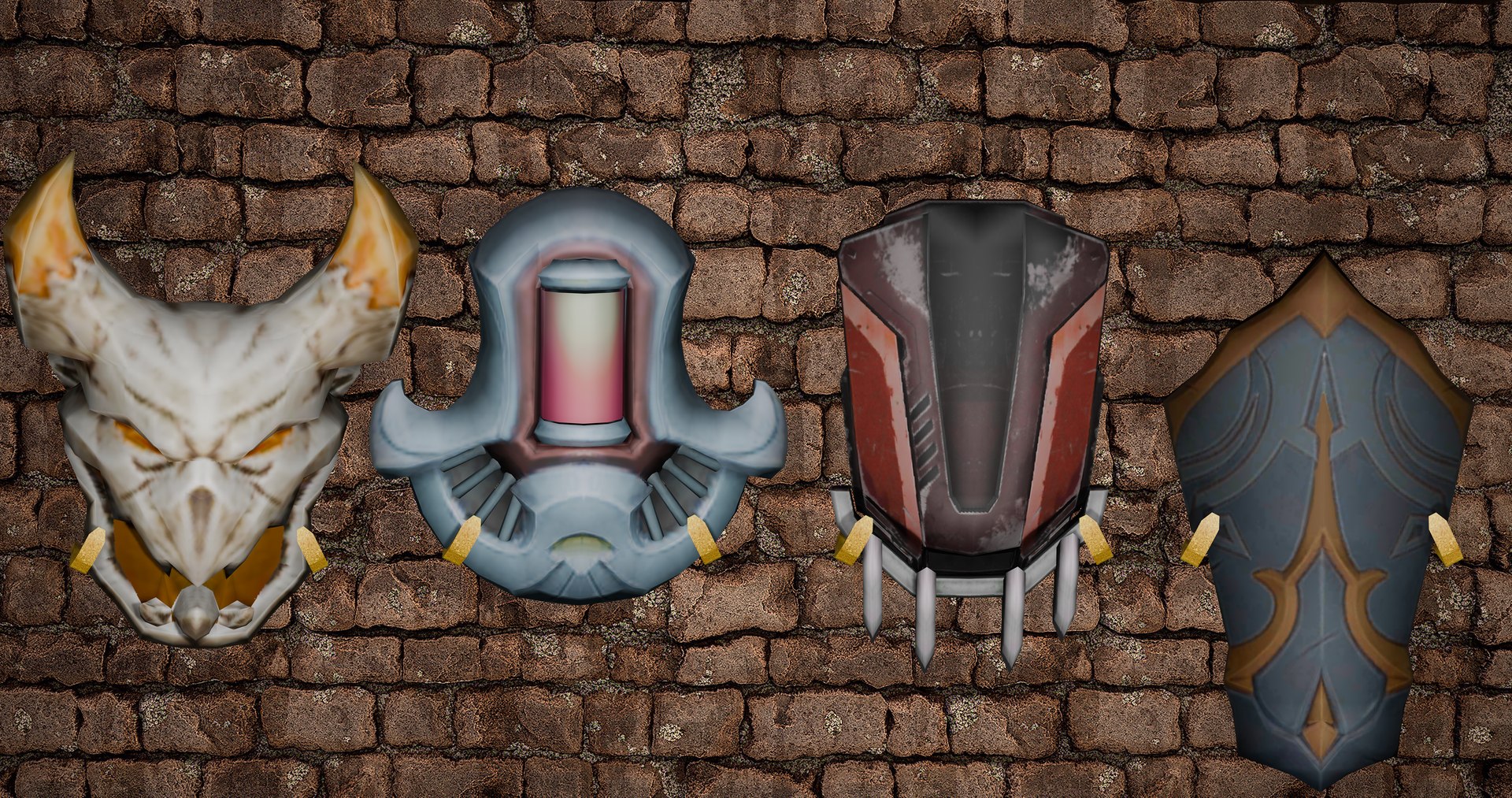 20 STYLIZED SHIELD MODELS PACK 1 - LOW POLY MODEL 3D Model - TurboSquid ...