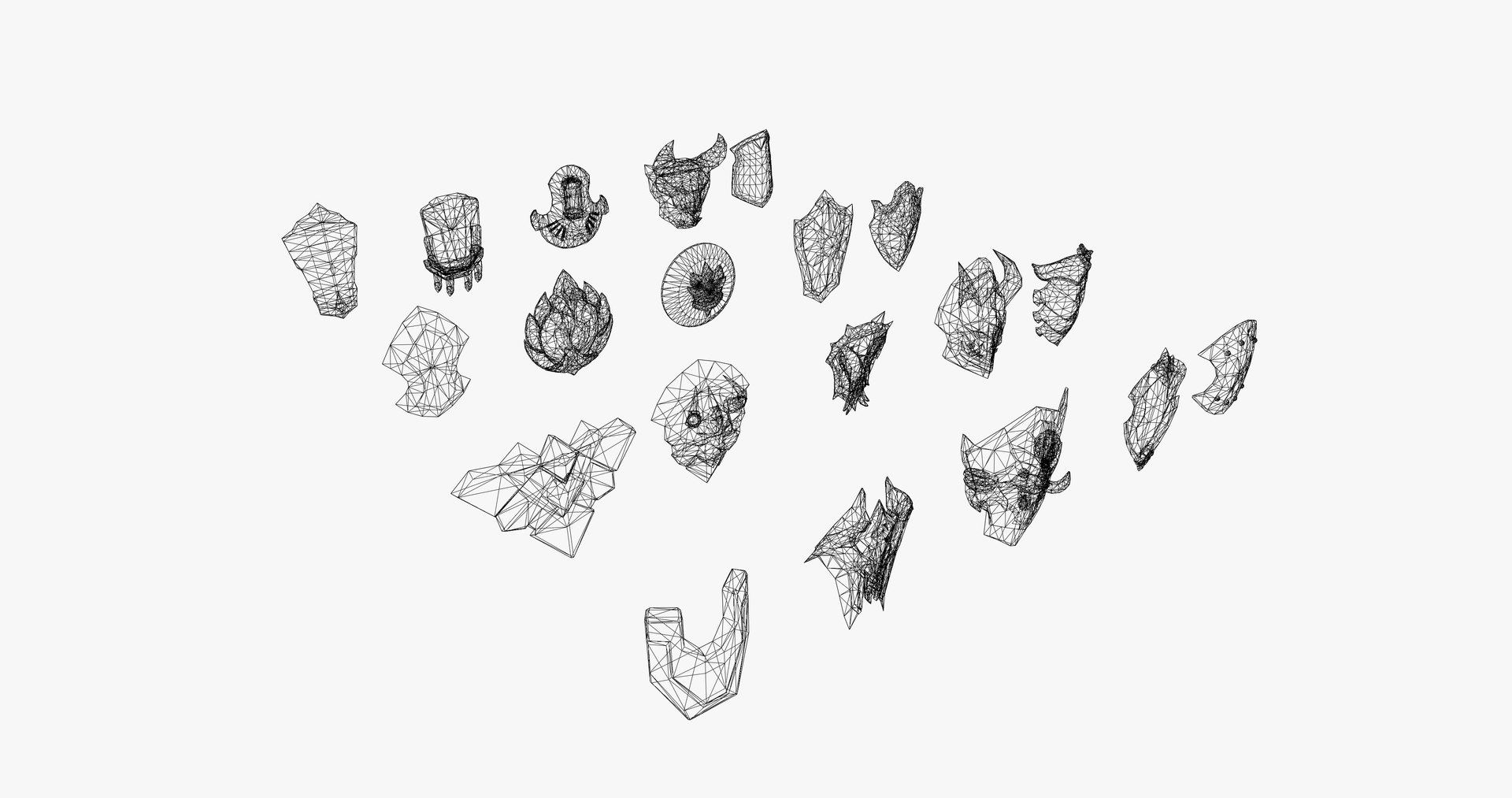 20 STYLIZED SHIELD MODELS PACK 1 - LOW POLY MODEL 3D Model - TurboSquid ...