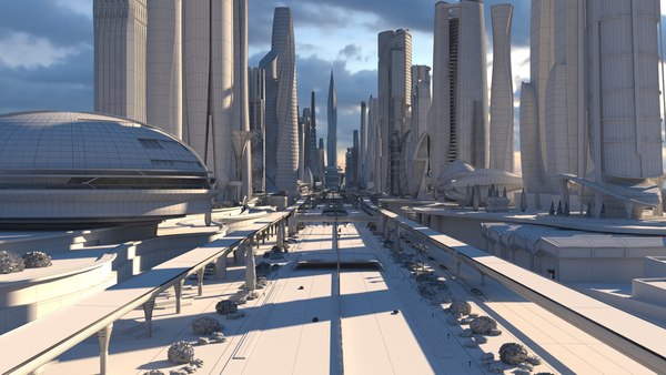 Buildings main 3D model - TurboSquid 1308045