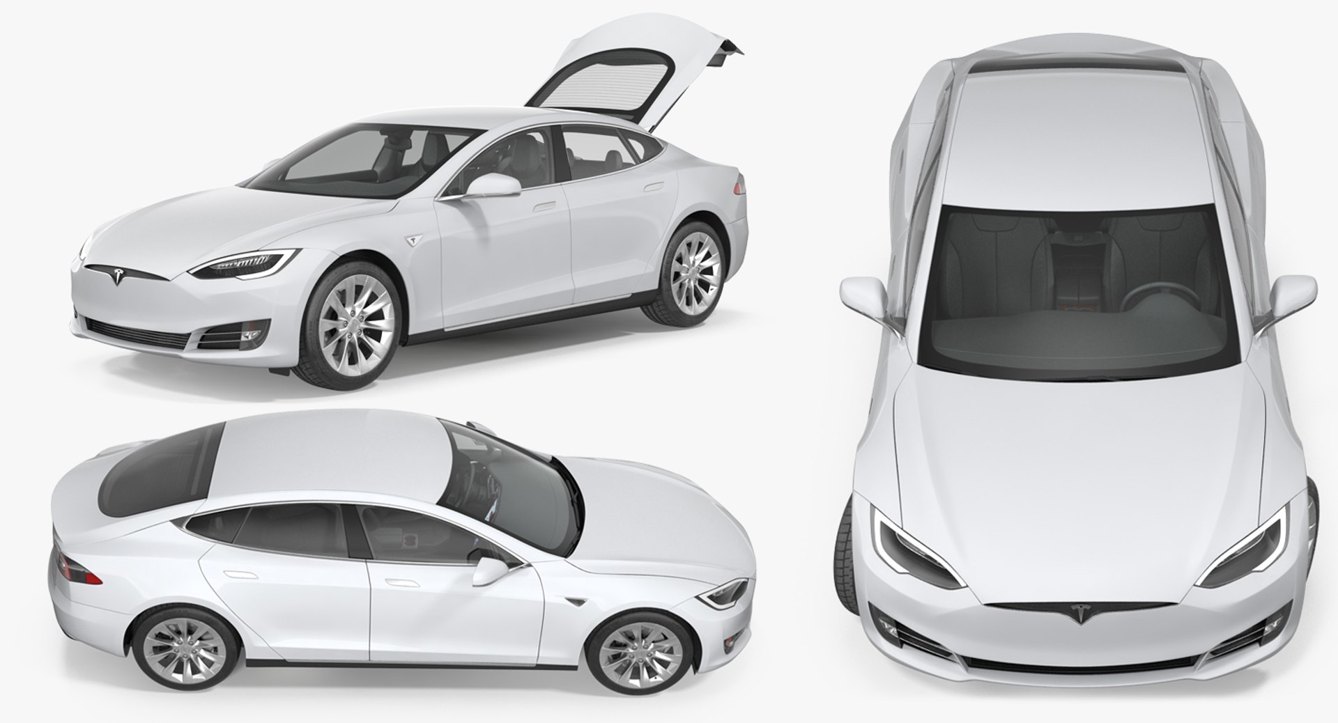 Tesla S 60d 2017 3D | 1148617 | TurboSquid