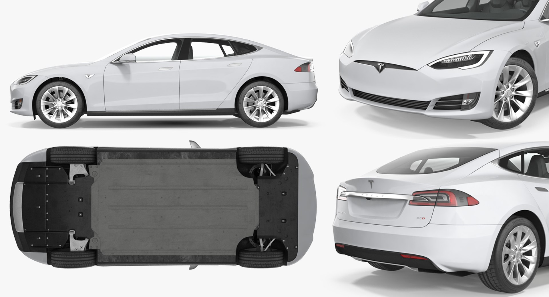 Tesla S 60d 2017 3D | 1148617 | TurboSquid
