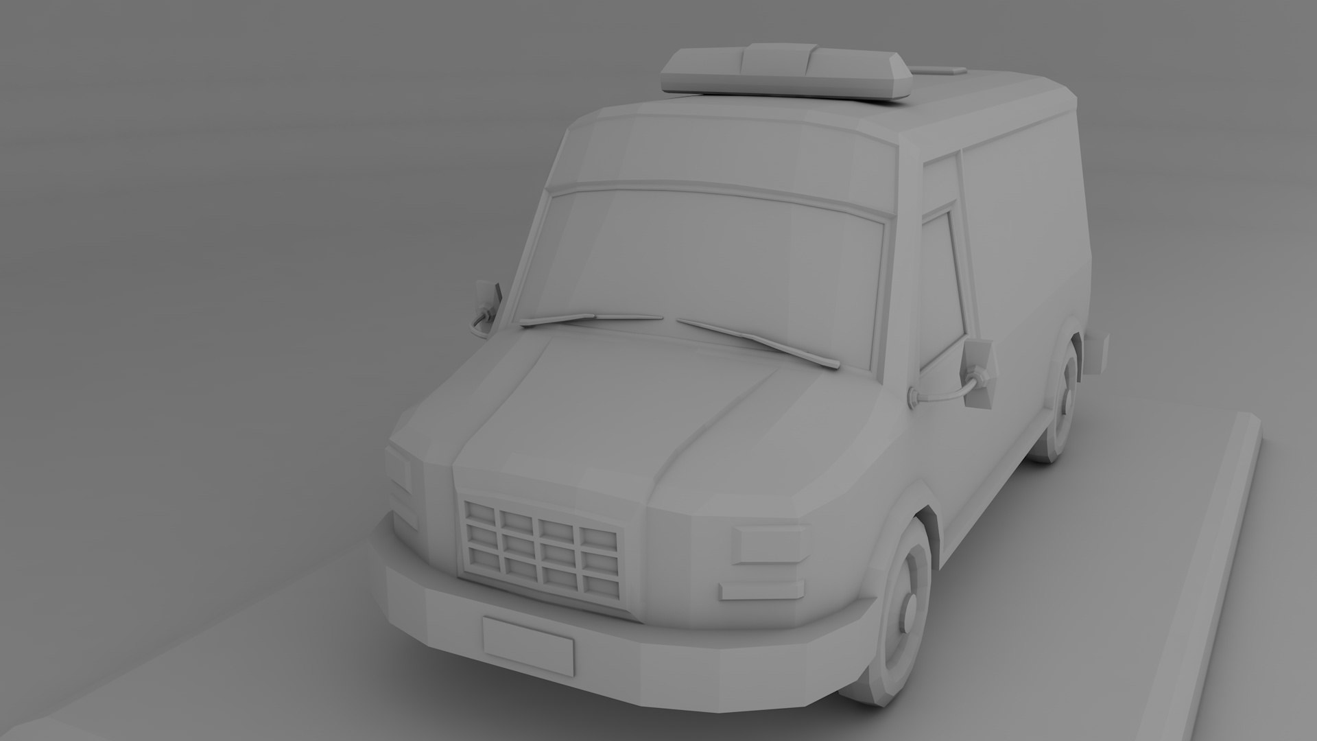 Low Poly Ambulance 3D Model 3D Model - TurboSquid 2398100