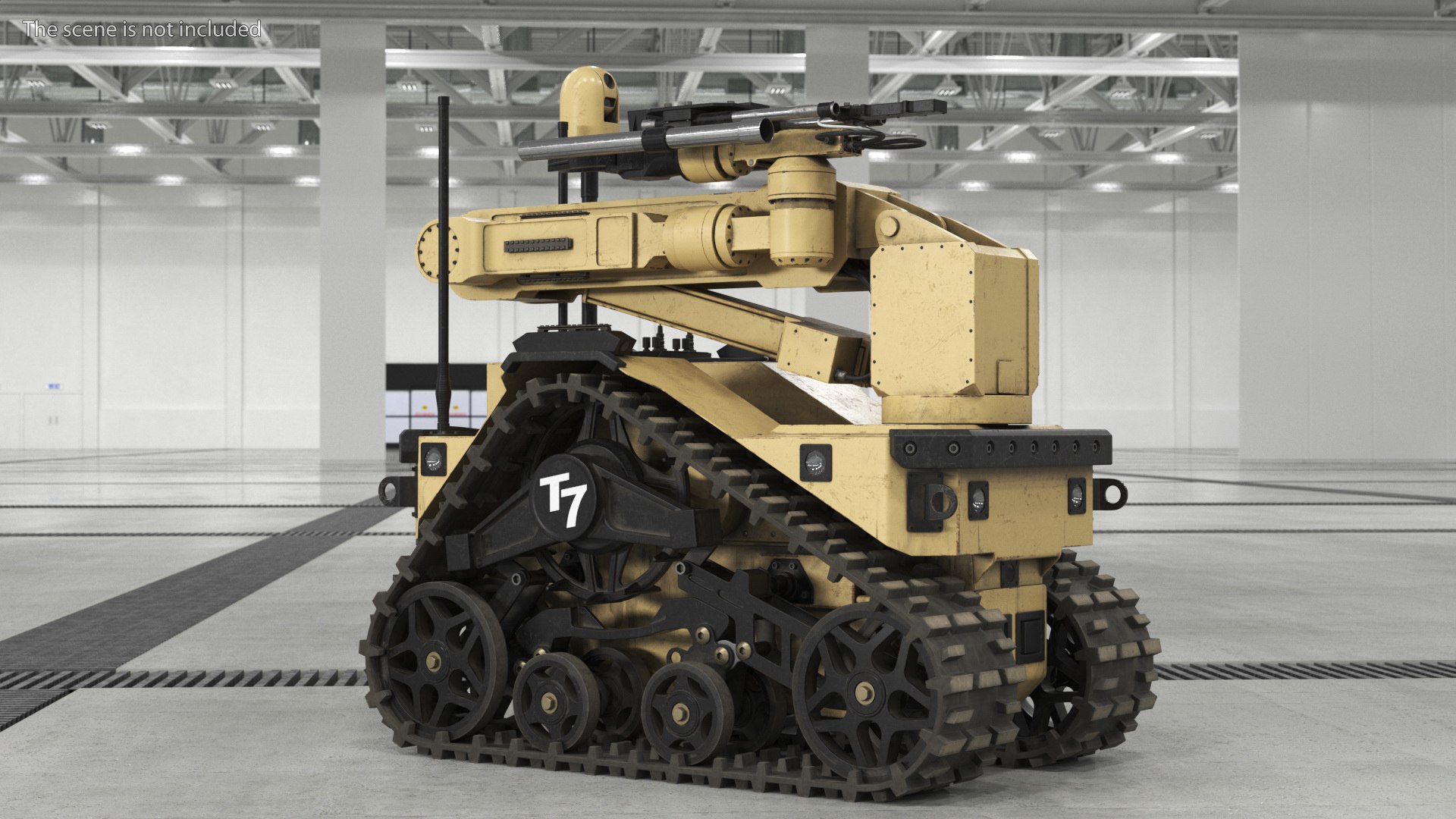 Old Robotic System Harris T7 Beige Rigged 3D Model - TurboSquid 2136274