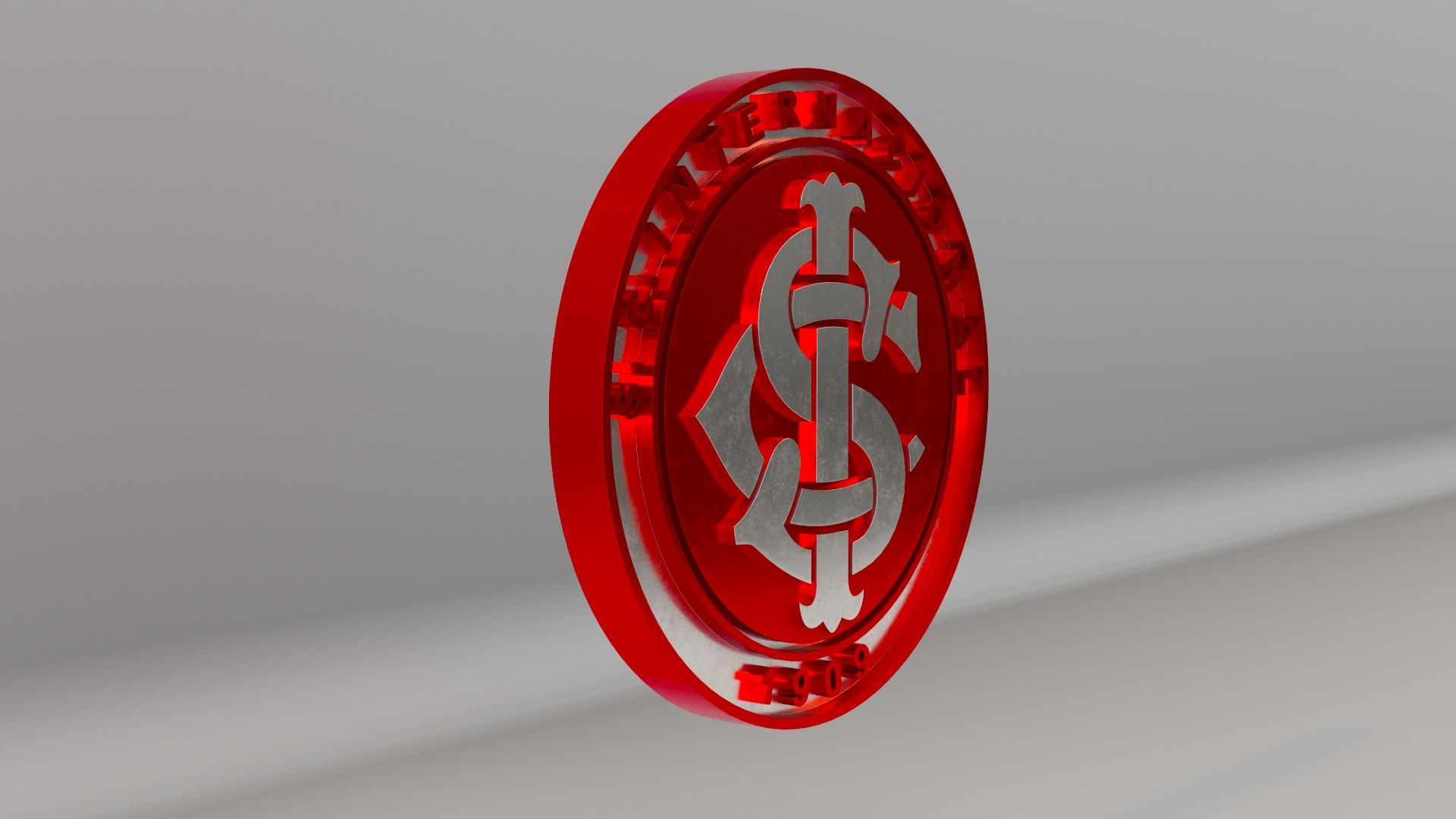 3D Sport Club Internacional Brazil Logo - TurboSquid 2311112