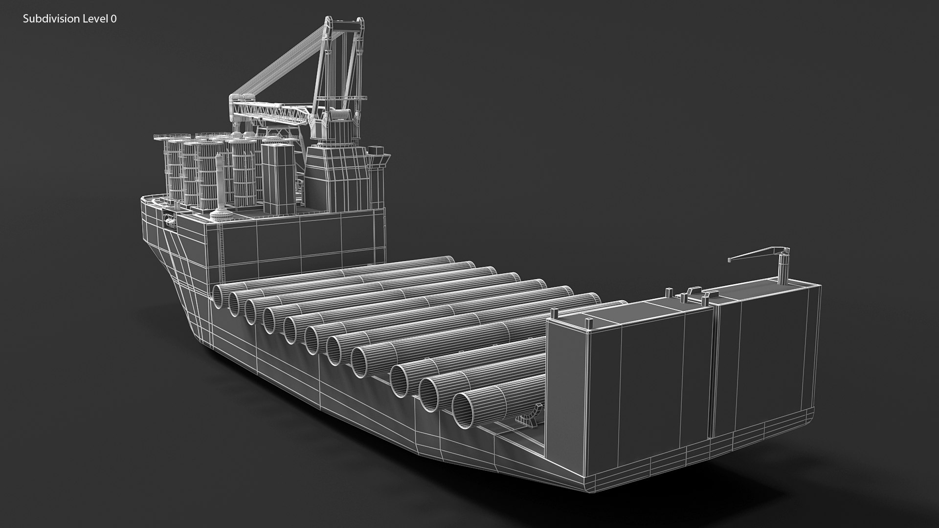 3D Offshore Wind Farm Vessel Model - TurboSquid 1878156