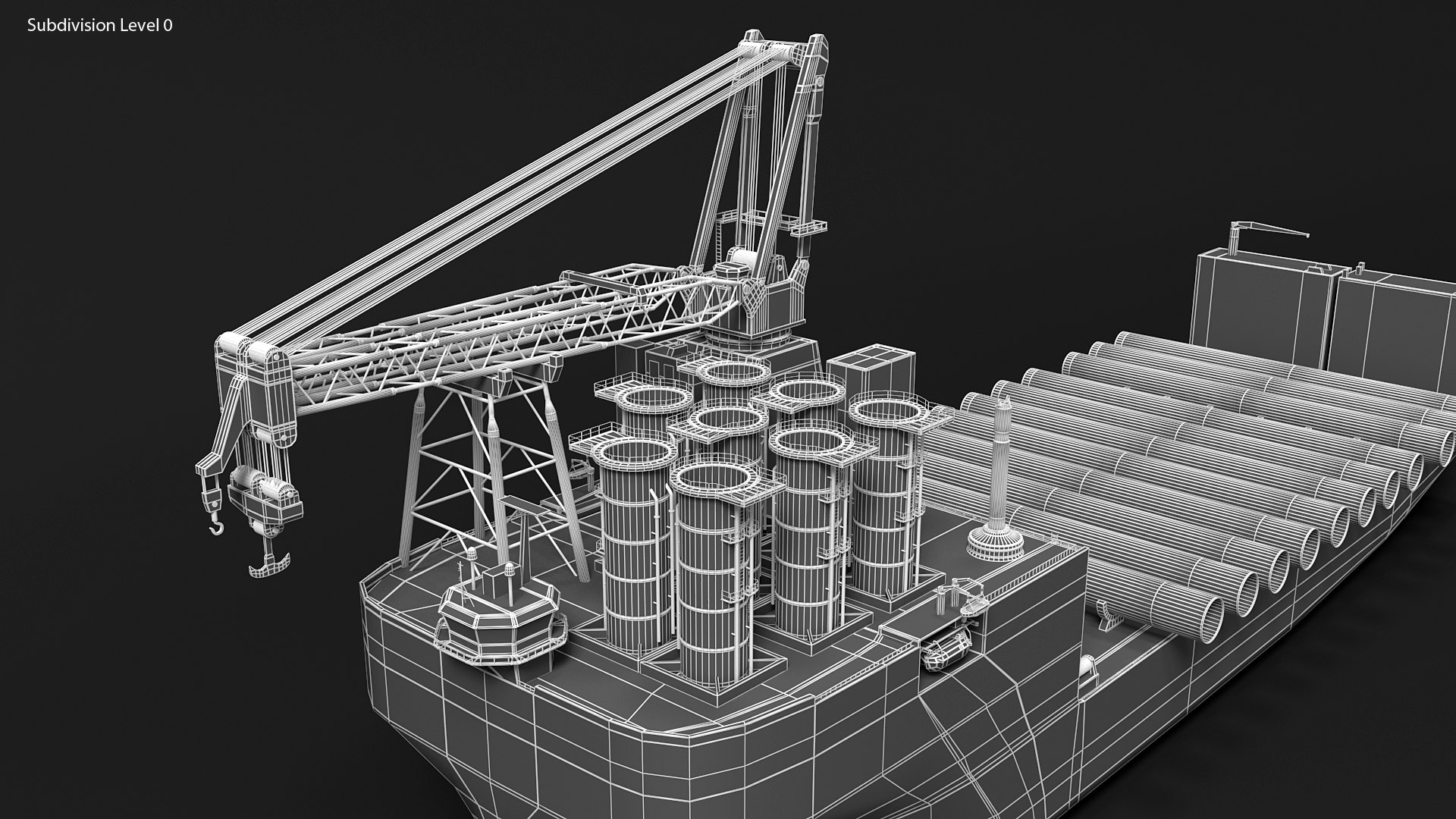 3D Offshore Wind Farm Vessel Model - TurboSquid 1878156