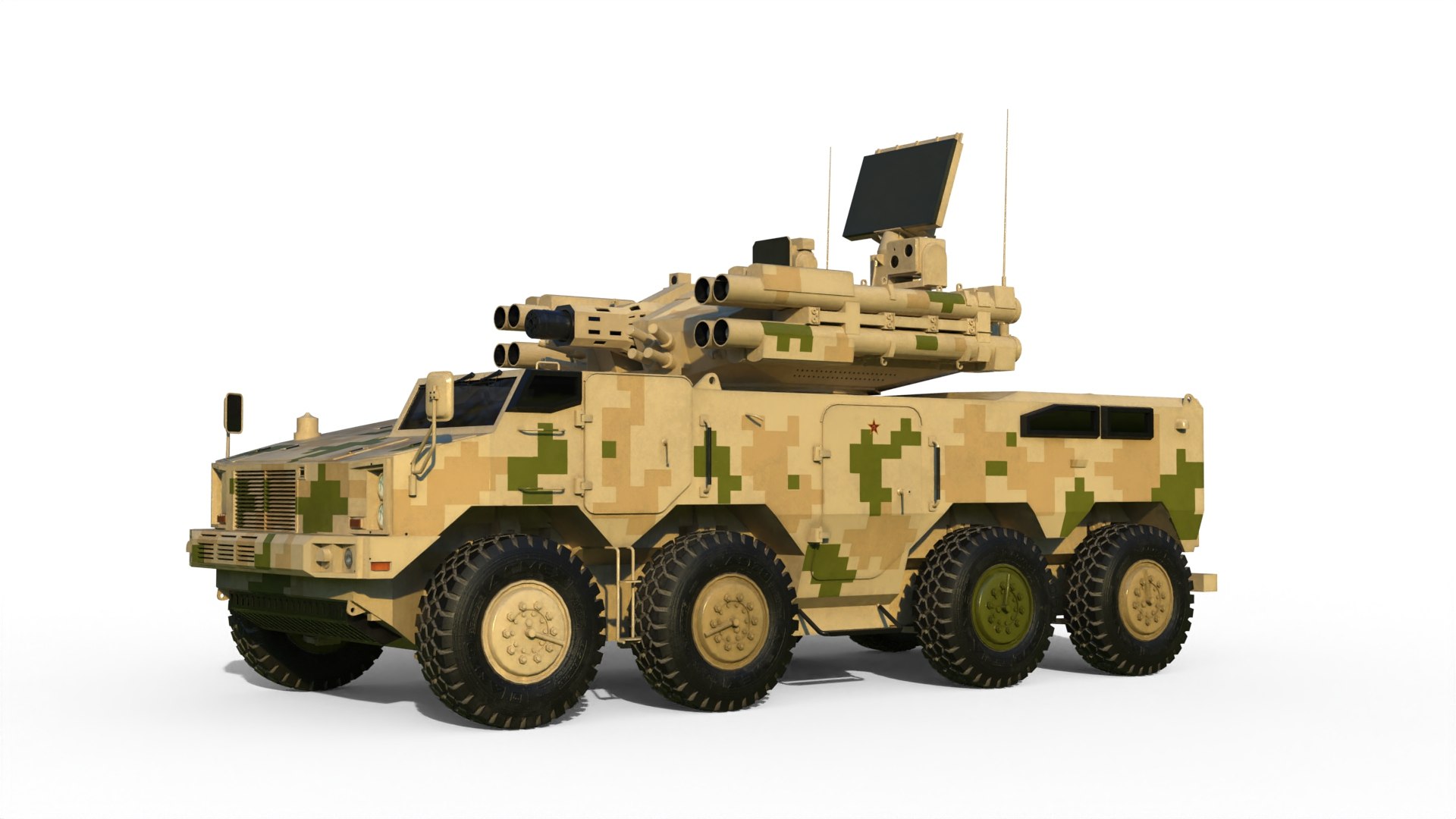 Type 625E AA Gun Missile System 3D Model - TurboSquid 2015999