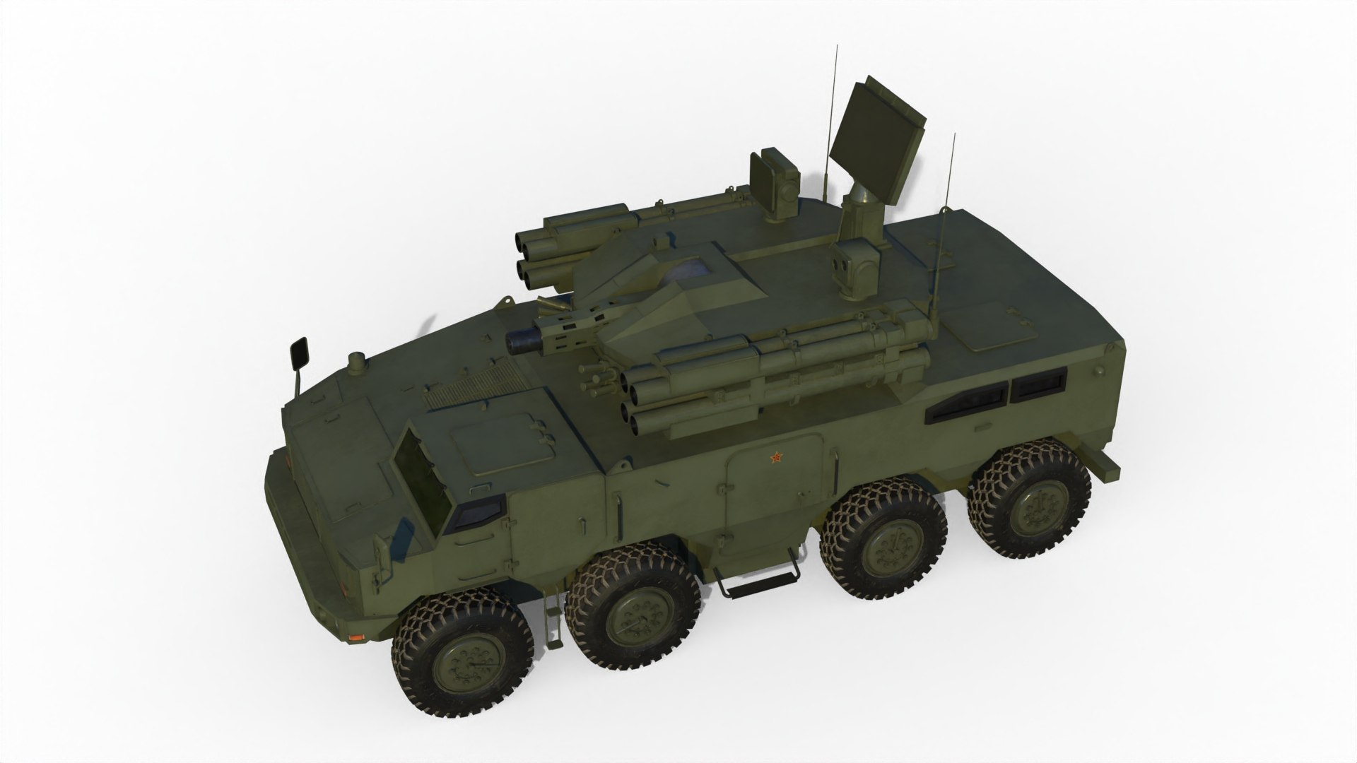 Type 625E AA Gun Missile System 3D Model - TurboSquid 2015999