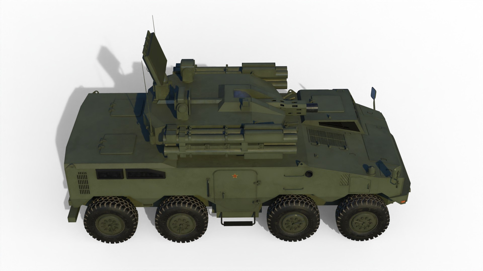 Type 625E AA Gun Missile System 3D Model - TurboSquid 2015999