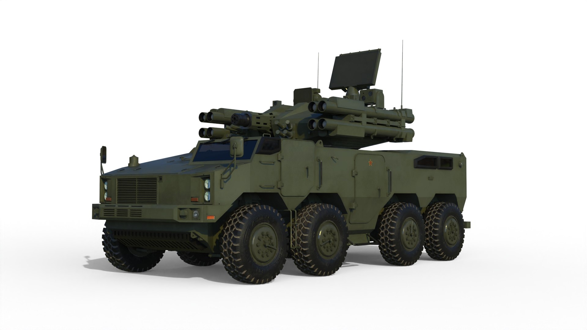 Type 625E AA Gun Missile System 3D Model - TurboSquid 2015999