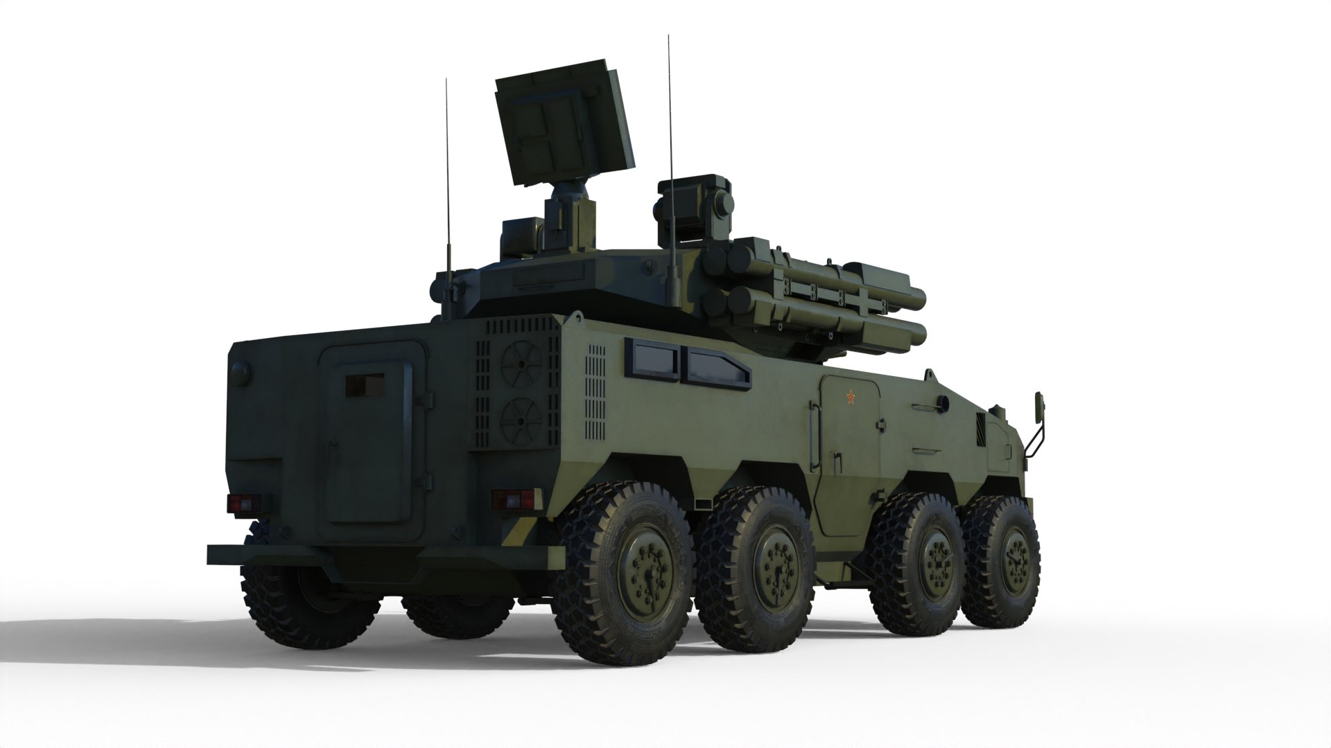 Type 625E AA Gun Missile System 3D Model - TurboSquid 2015999