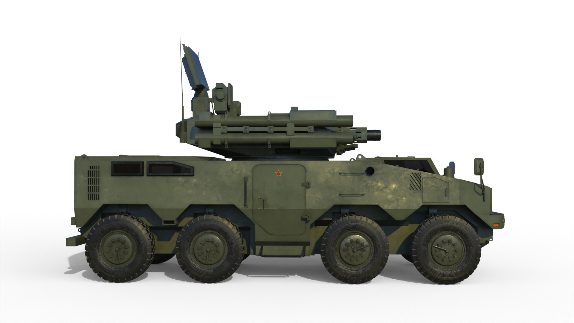 Type 625E AA Gun Missile System 3D Model - TurboSquid 2015999