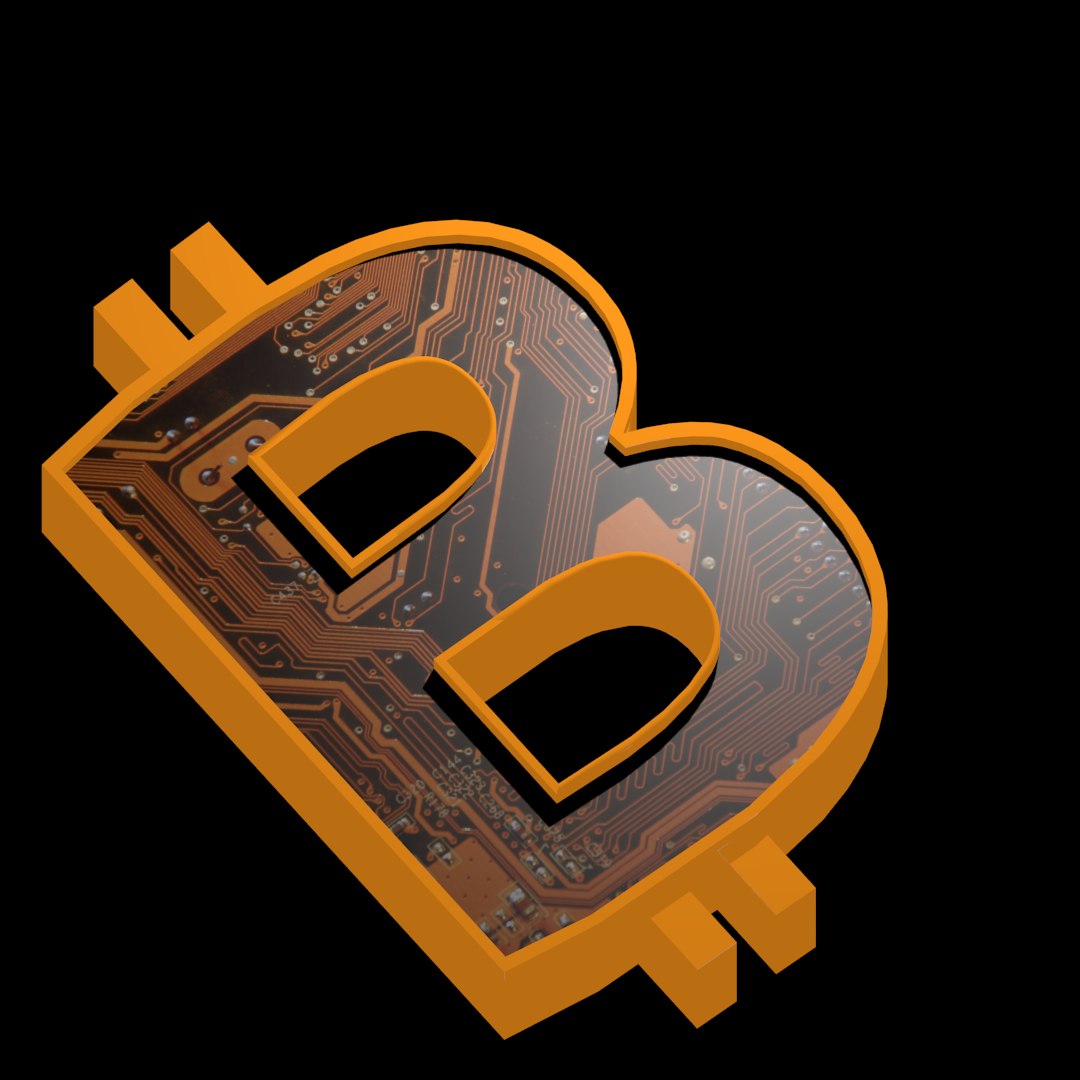 bitcoin symbol 3d 3ds