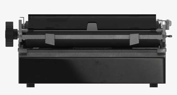 Antique typewriter model - TurboSquid 1222084