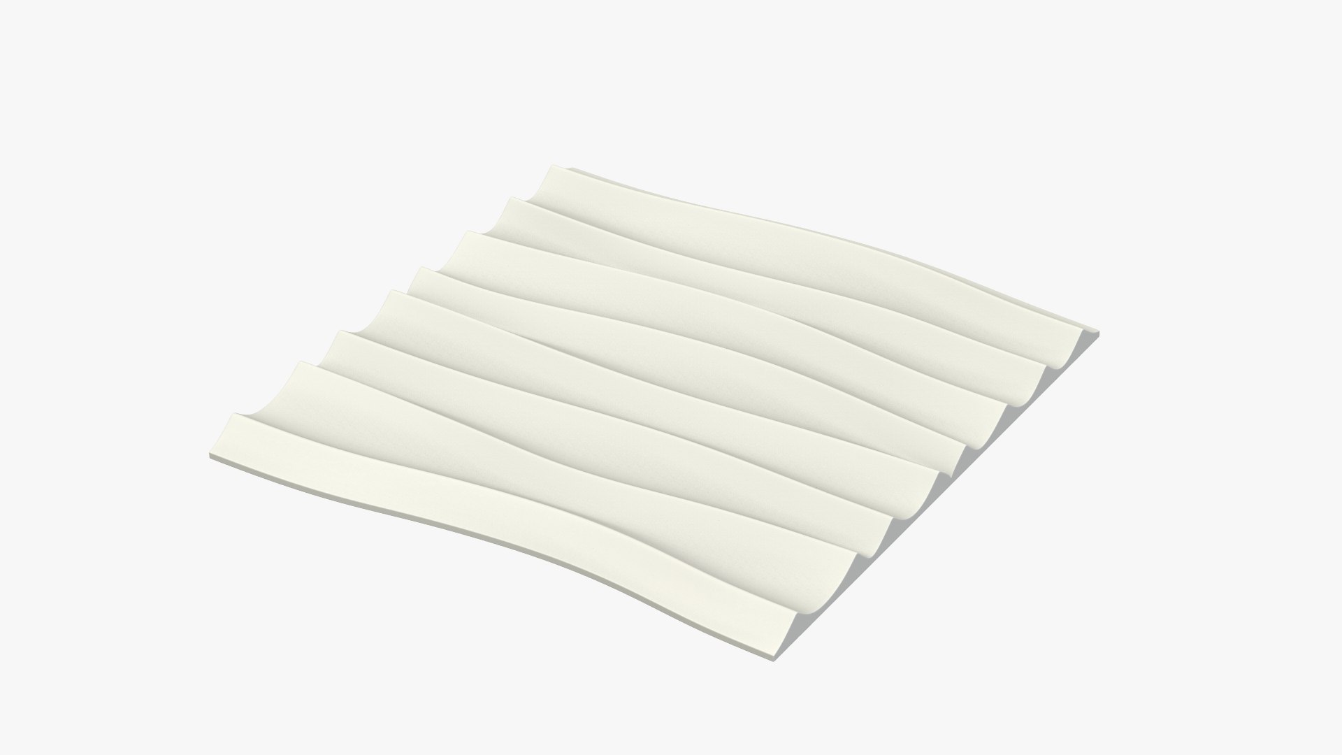 Decorative Wave Panel 3D - TurboSquid 2077763