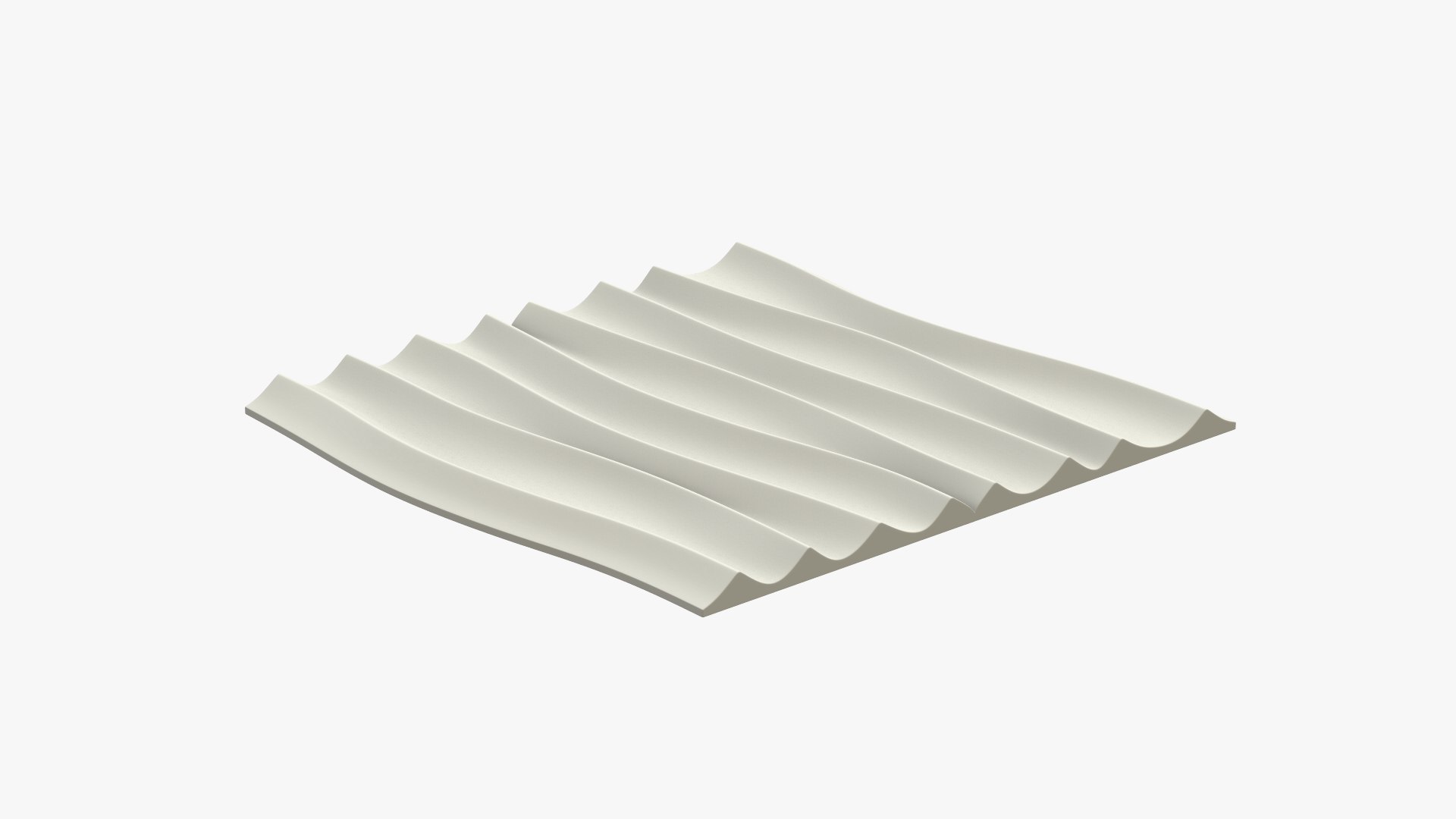 Decorative Wave Panel 3D - TurboSquid 2077763