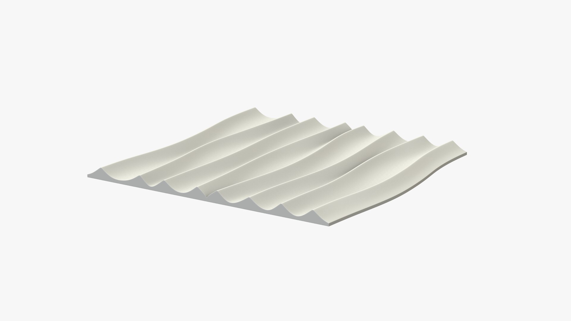 Decorative Wave Panel 3D - TurboSquid 2077763