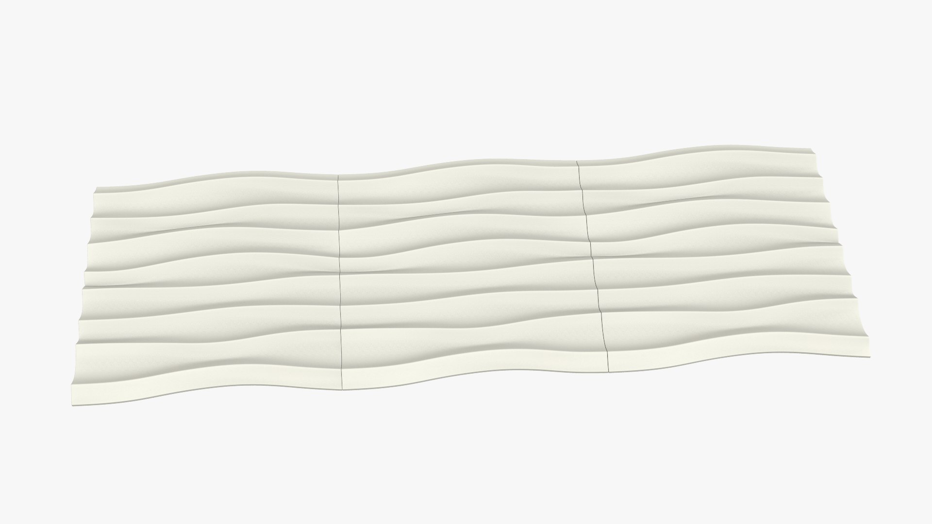 Decorative Wave Panel 3D - TurboSquid 2077763