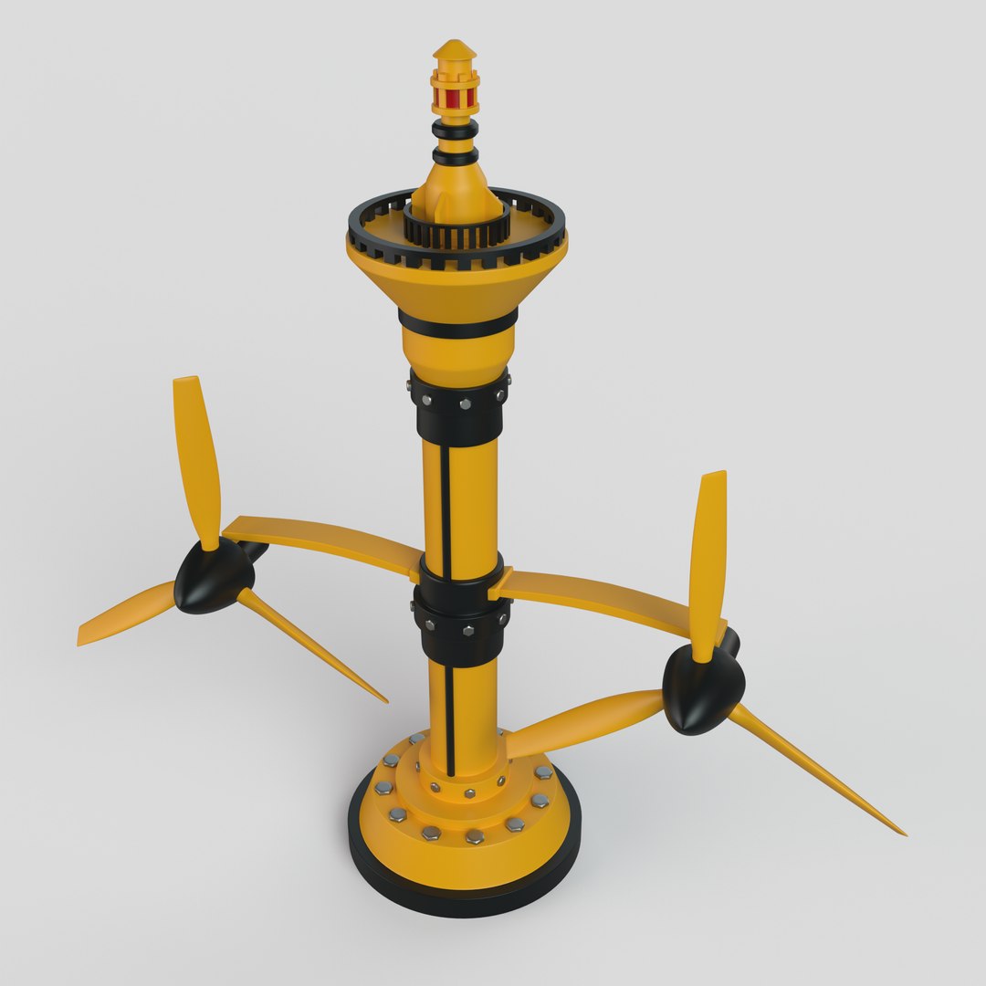 Hydroelectric Power Generator 3D Model - TurboSquid 1508537