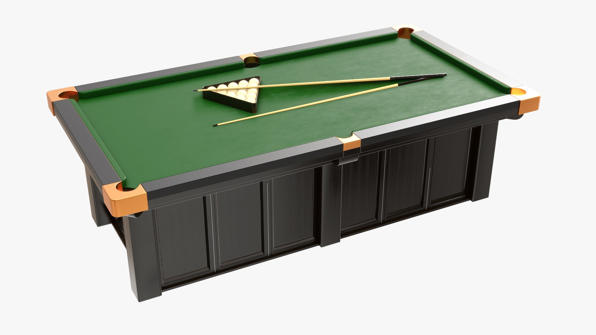 3D Model Billiard Table Set - TurboSquid 2413274