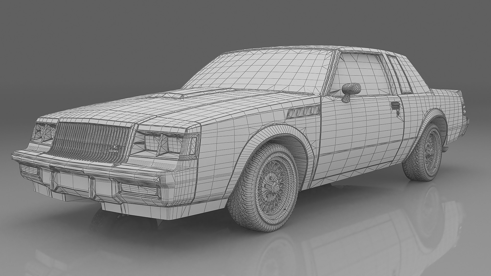 1987 Buick Regal GNX 3D Model - TurboSquid 2242256