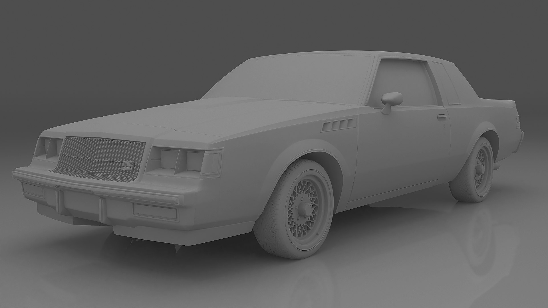1987 Buick Regal GNX 3D Model - TurboSquid 2242256