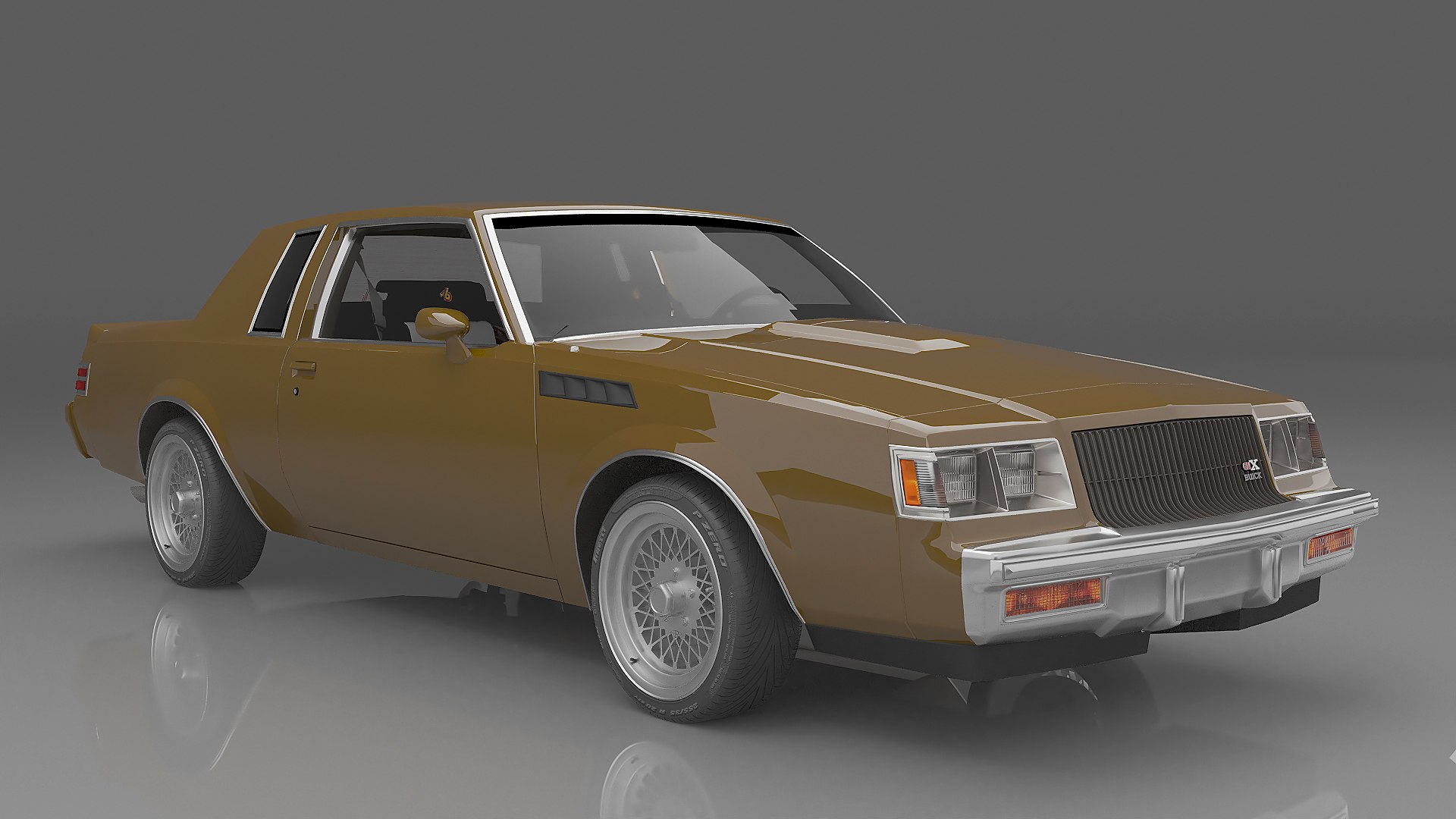 1987 Buick Regal GNX 3D Model - TurboSquid 2242256