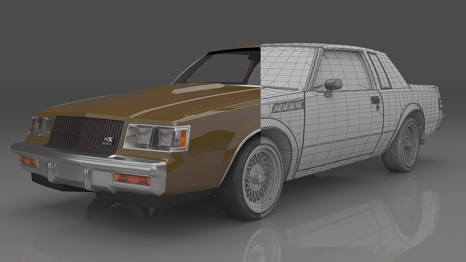 1987 Buick Regal GNX 3D Model - TurboSquid 2242256