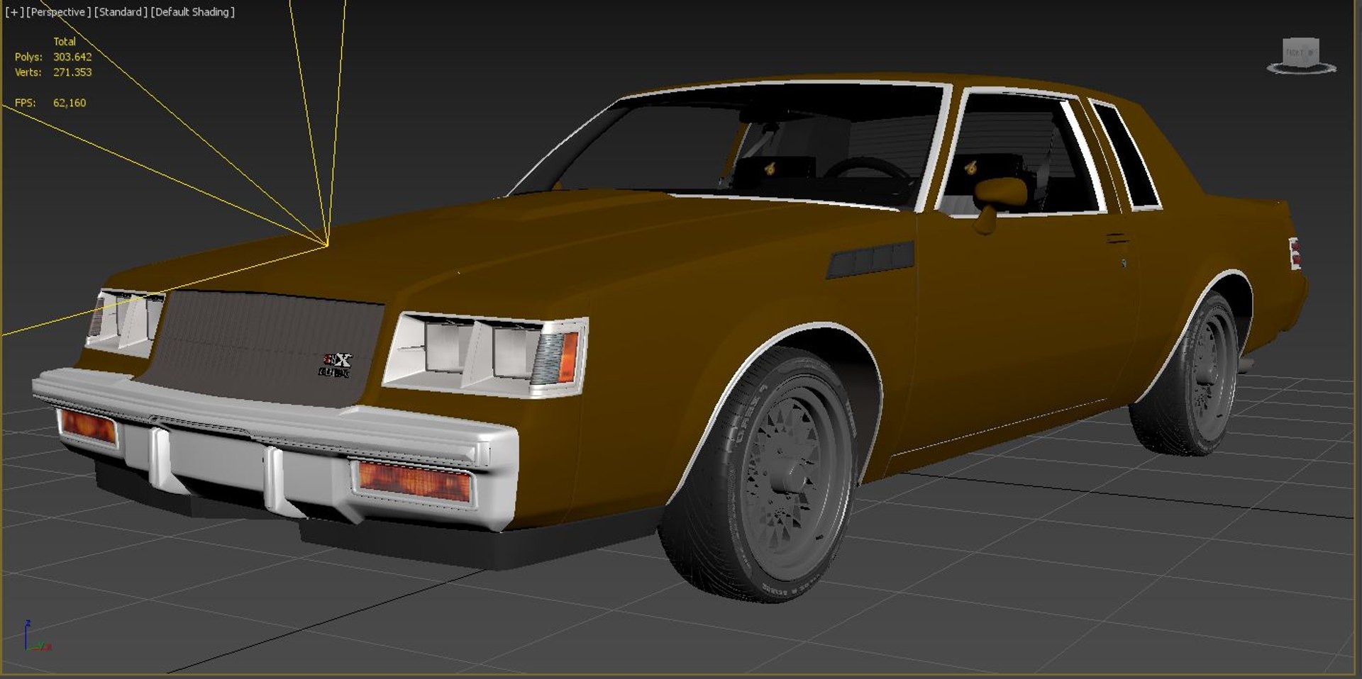 1987 Buick Regal GNX 3D Model - TurboSquid 2242256