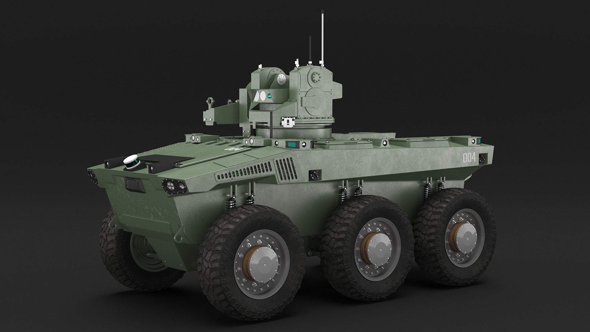 Smart Military Robot model - TurboSquid 2091979