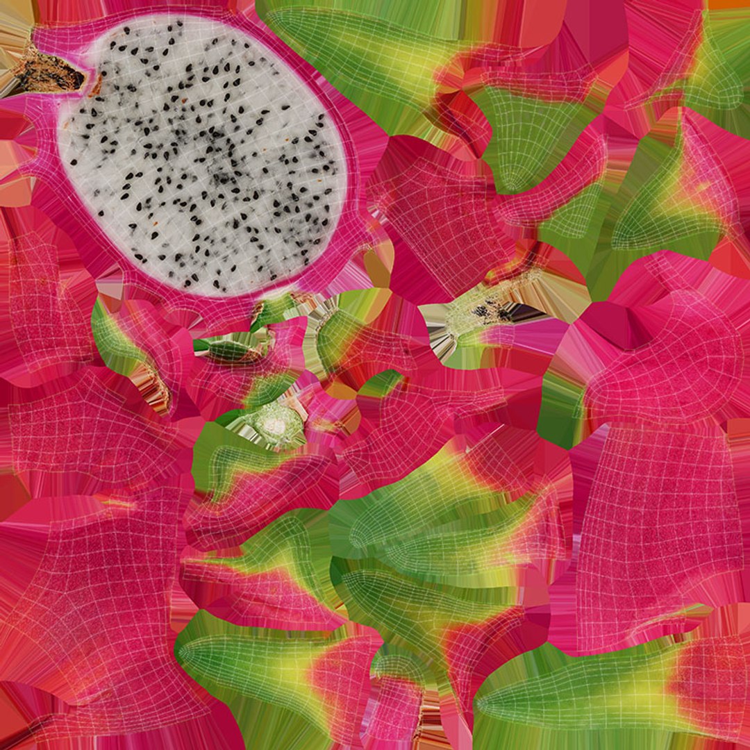 3D Dragon Fruit Color 2 Collection - TurboSquid 2091400