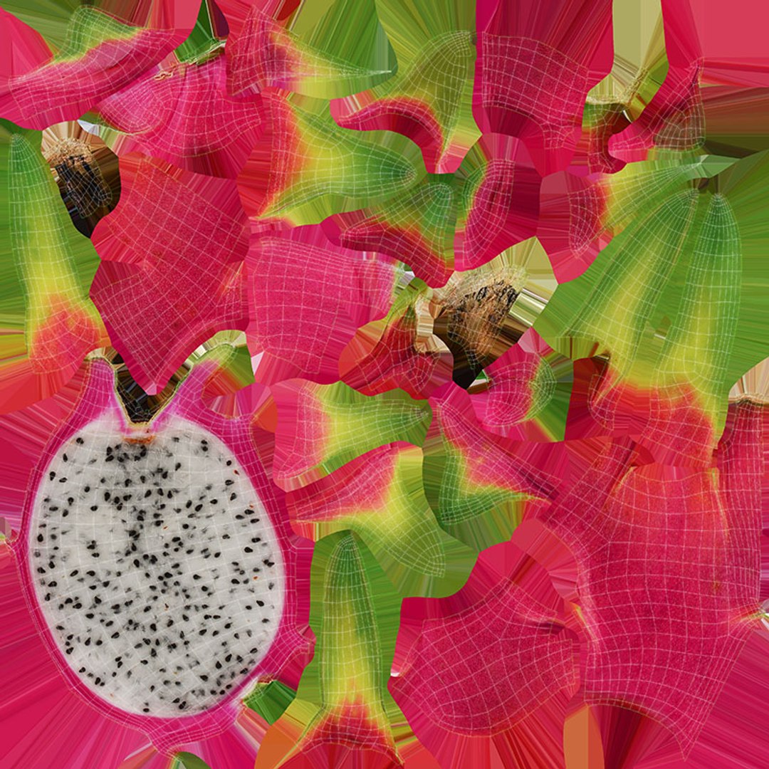 3D Dragon Fruit Color 2 Collection - TurboSquid 2091400