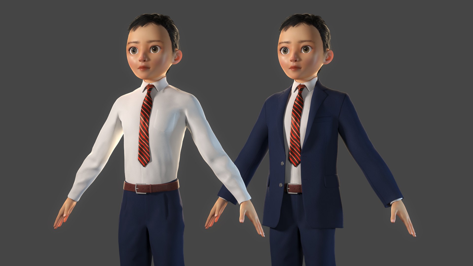 Cartoon Cartoon Male Teacher Cartoon Male Staff Male Managers With ...