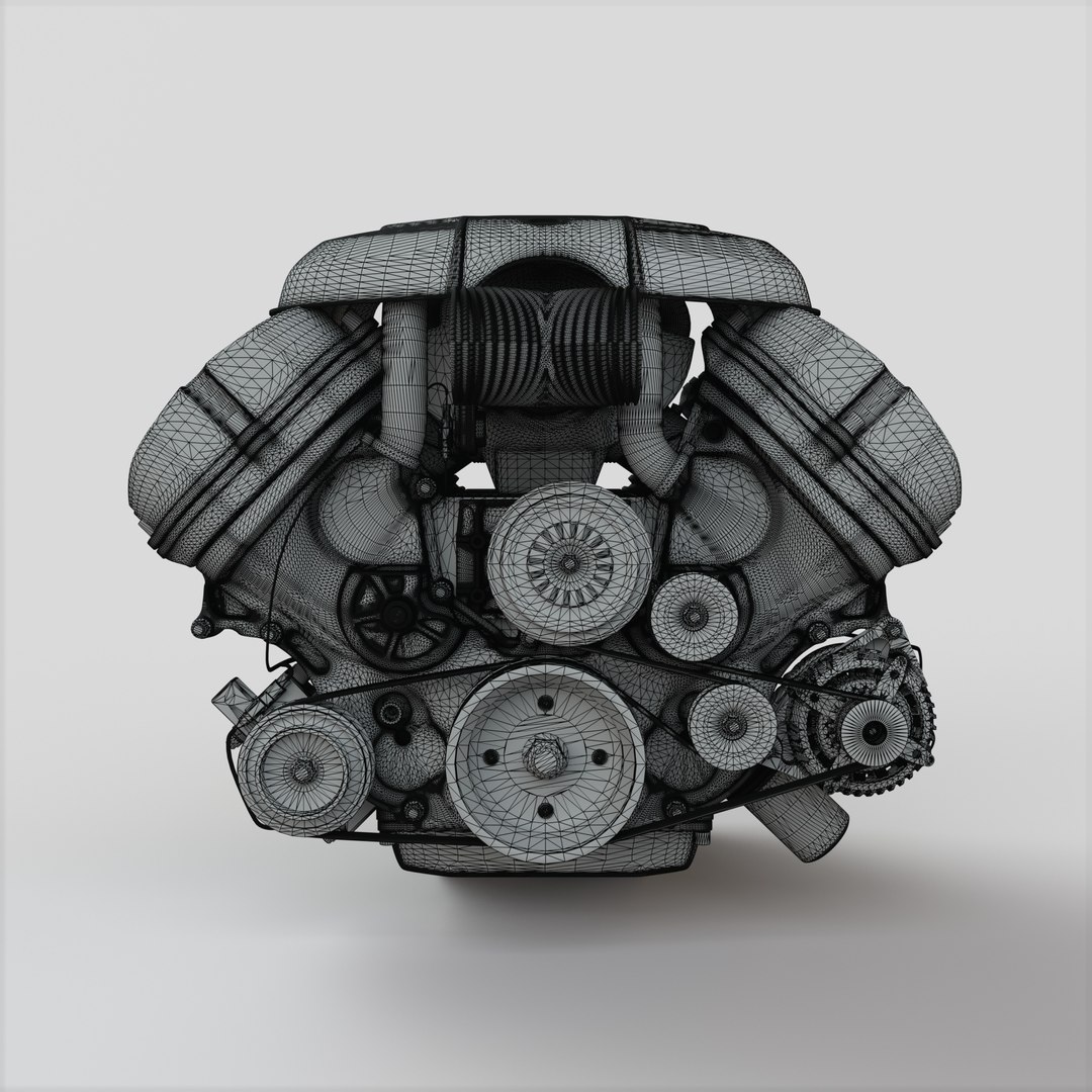 Car Engine 3D Model - TurboSquid 1806524