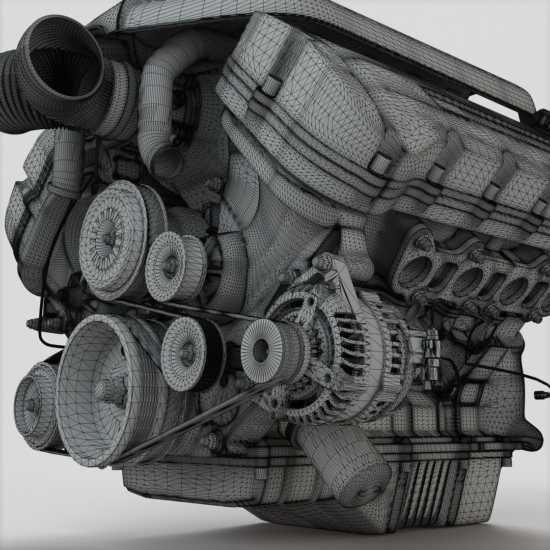 Car Engine 3D Model - TurboSquid 1806524