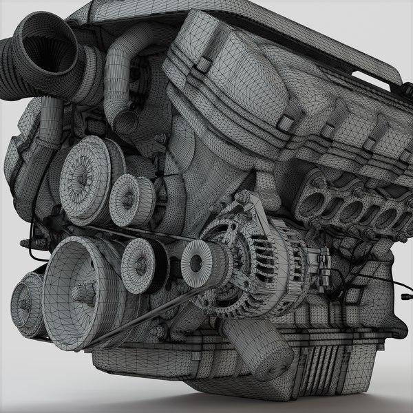 modelo 3d Motor del coche - TurboSquid 1806524